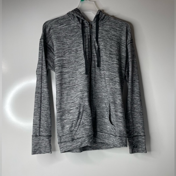 Albion | Jackets & Coats | Albion Full Zip Hoodie Jacket Heathered Gray ...